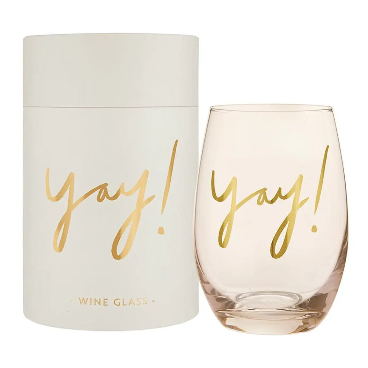 Santa Barbara Stemless Wine Glass - Yay! – Presence of Piermont